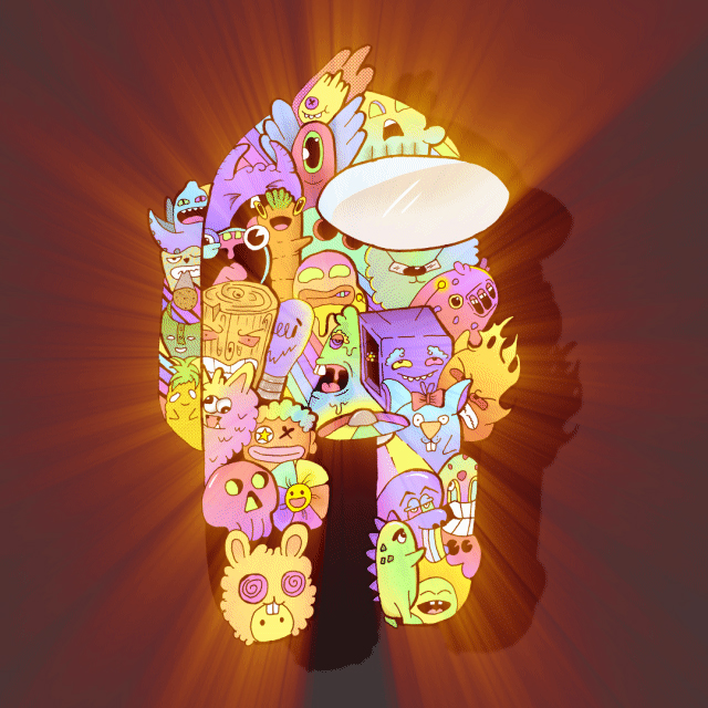 Among Us Doodle Art - NFT Showroom