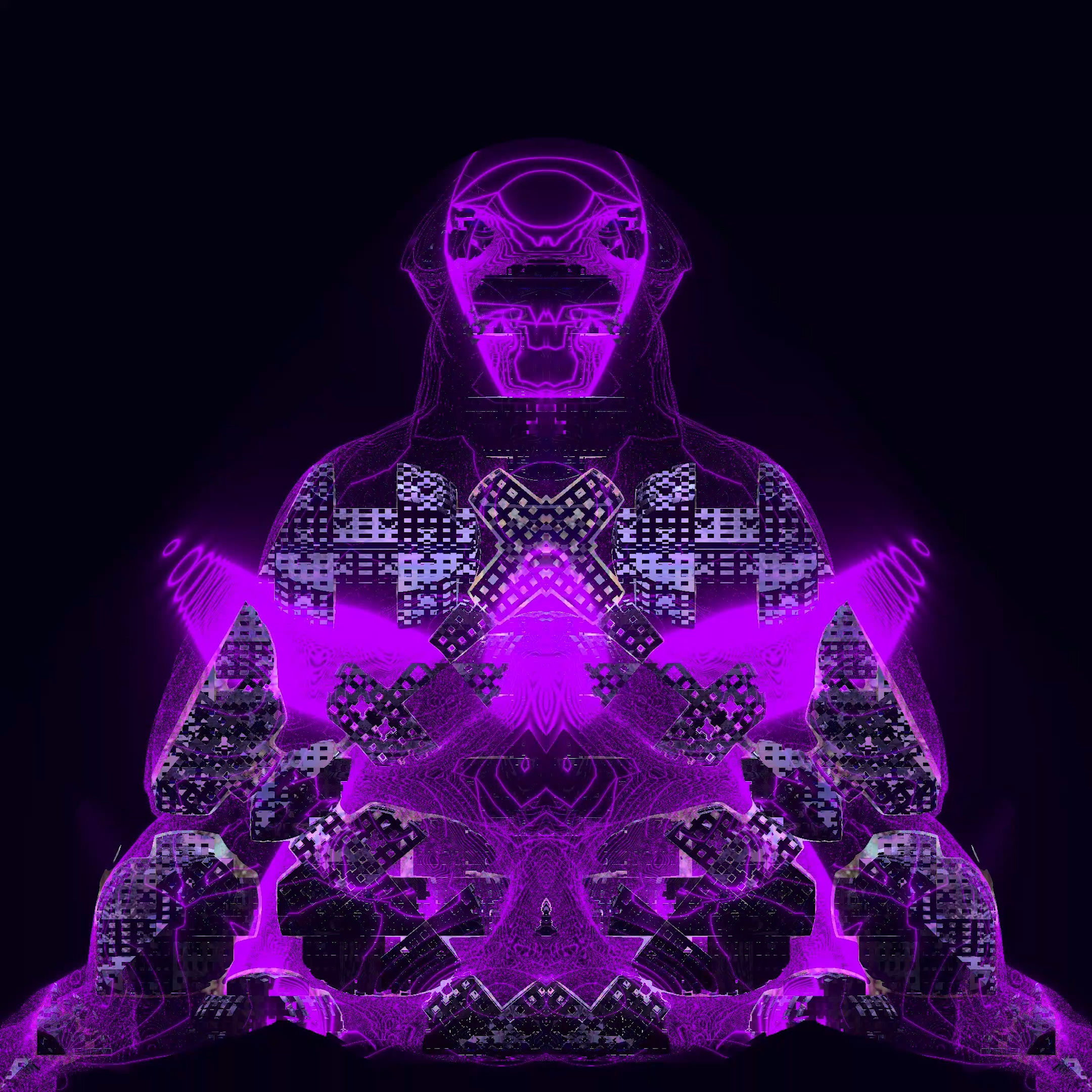 Laser Pyramid Meditation - NFT Showroom